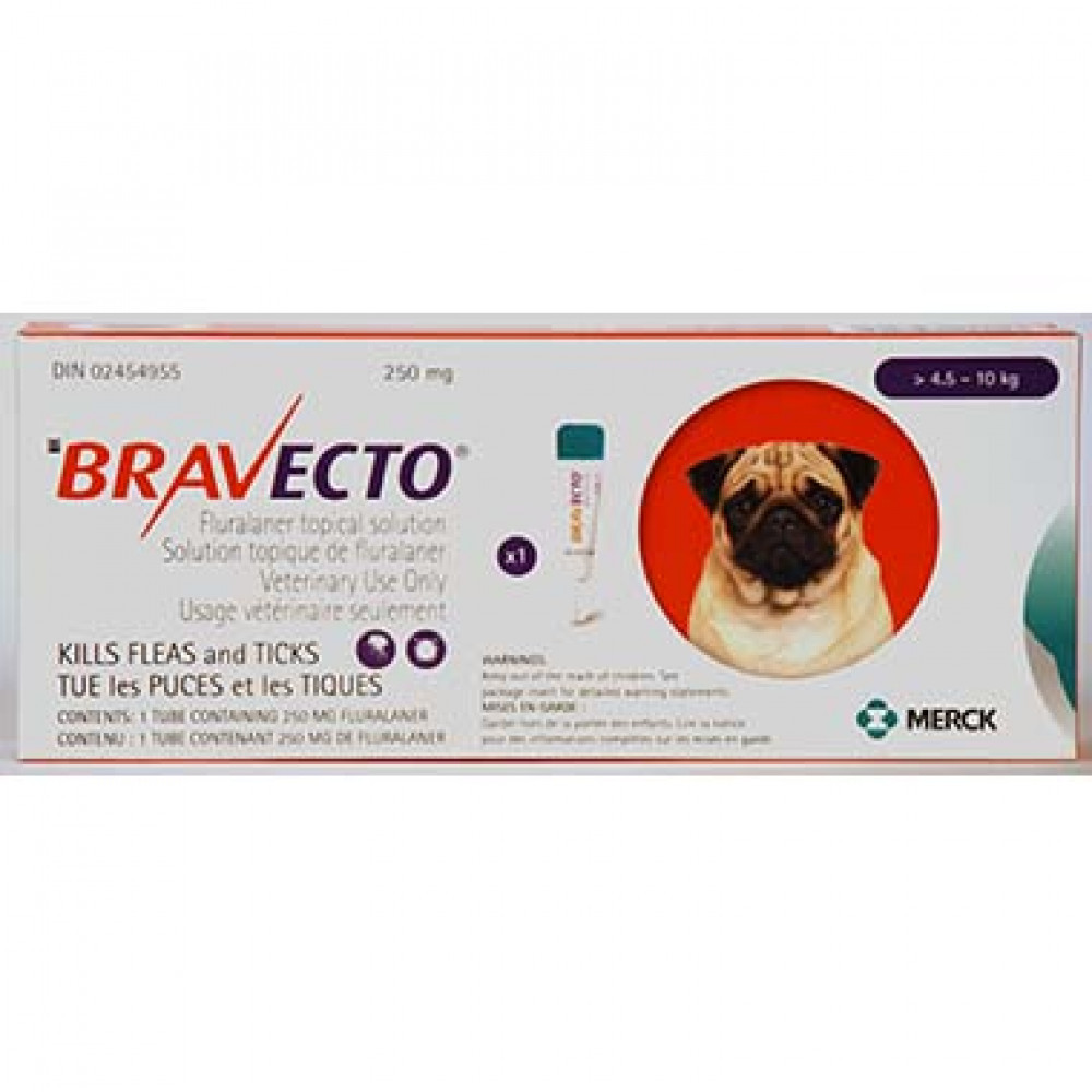 Bravecto Topical 250mg (Dogs >4.5-10kg) | The Pet Pharmacist
