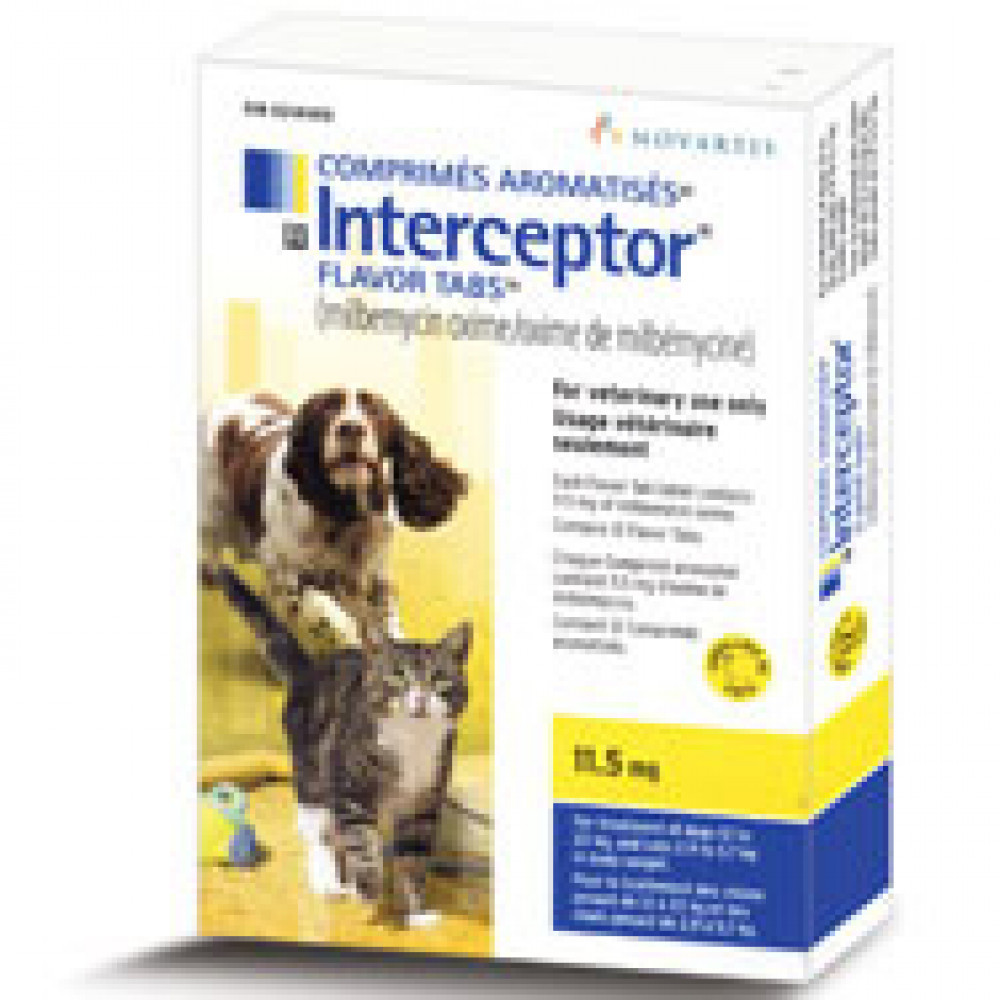 Interceptor Yellow 11.5mg | The Pet Pharmacist